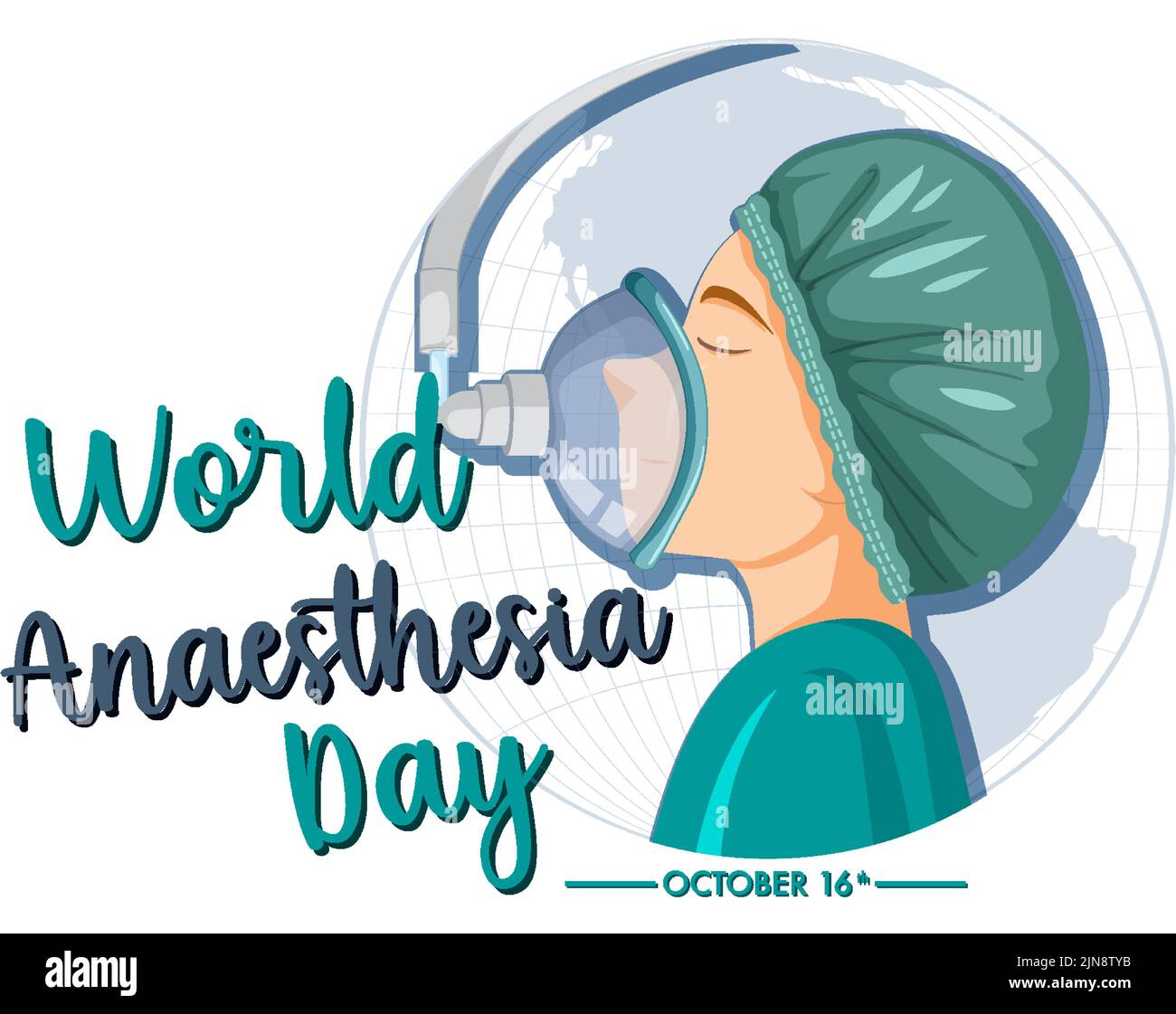 World Anaesthesia Day Banner Design illustration Stock Vector Image ...