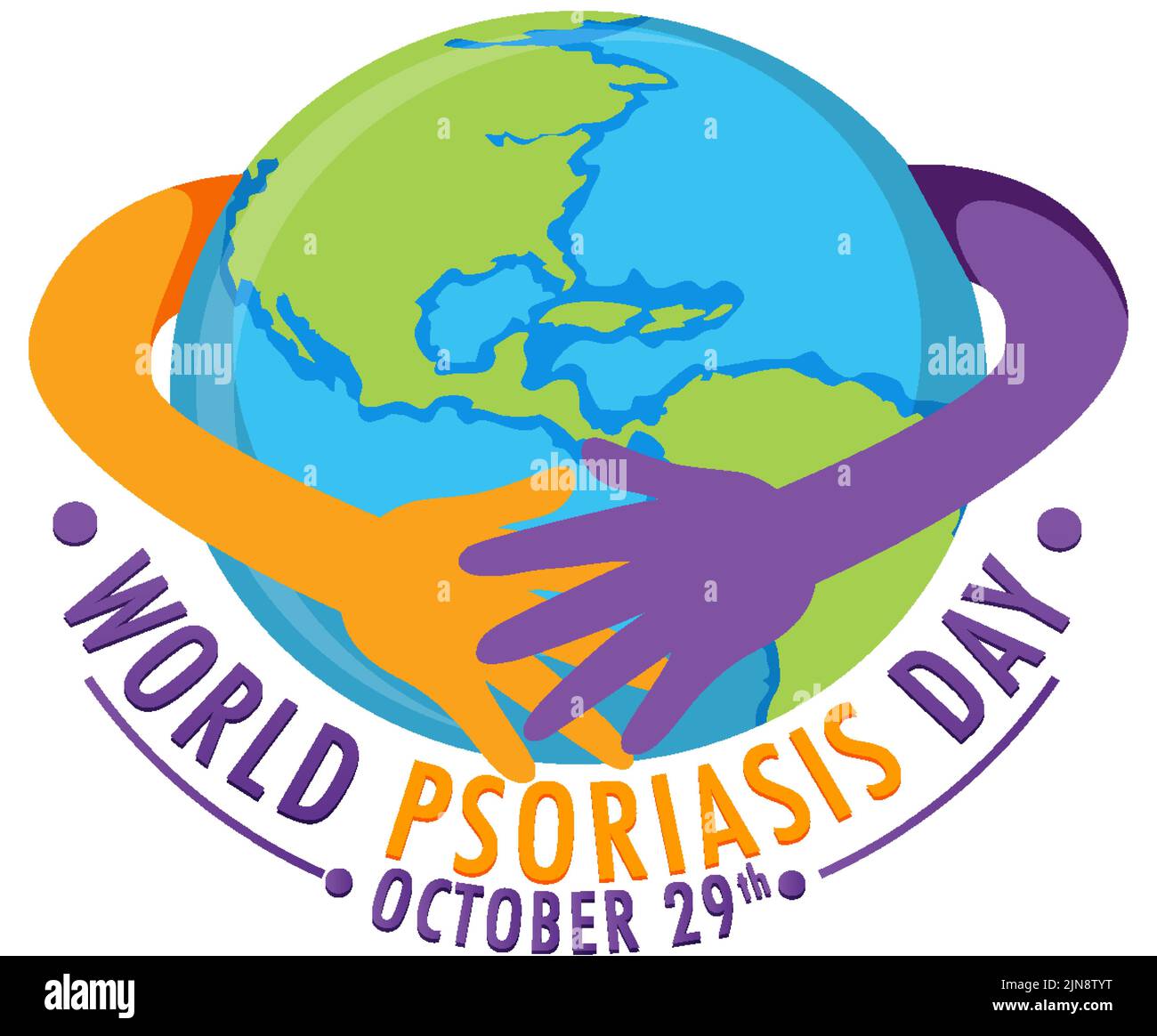 World Psoriasis Day Banner Design illustration Stock Vector Image & Art ...