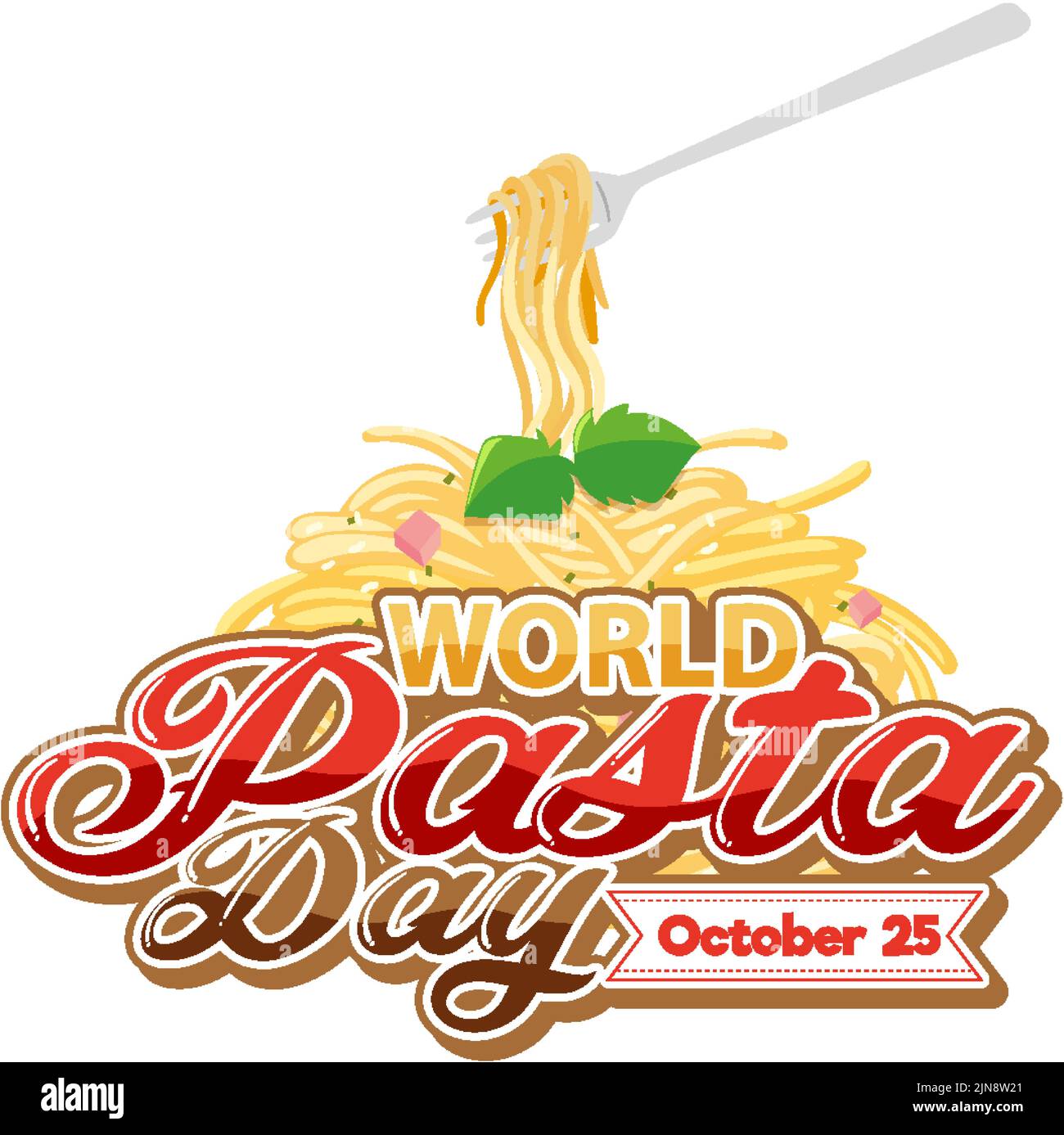 World Pasta Day Poster Design illustration Stock Vector Image & Art - Alamy