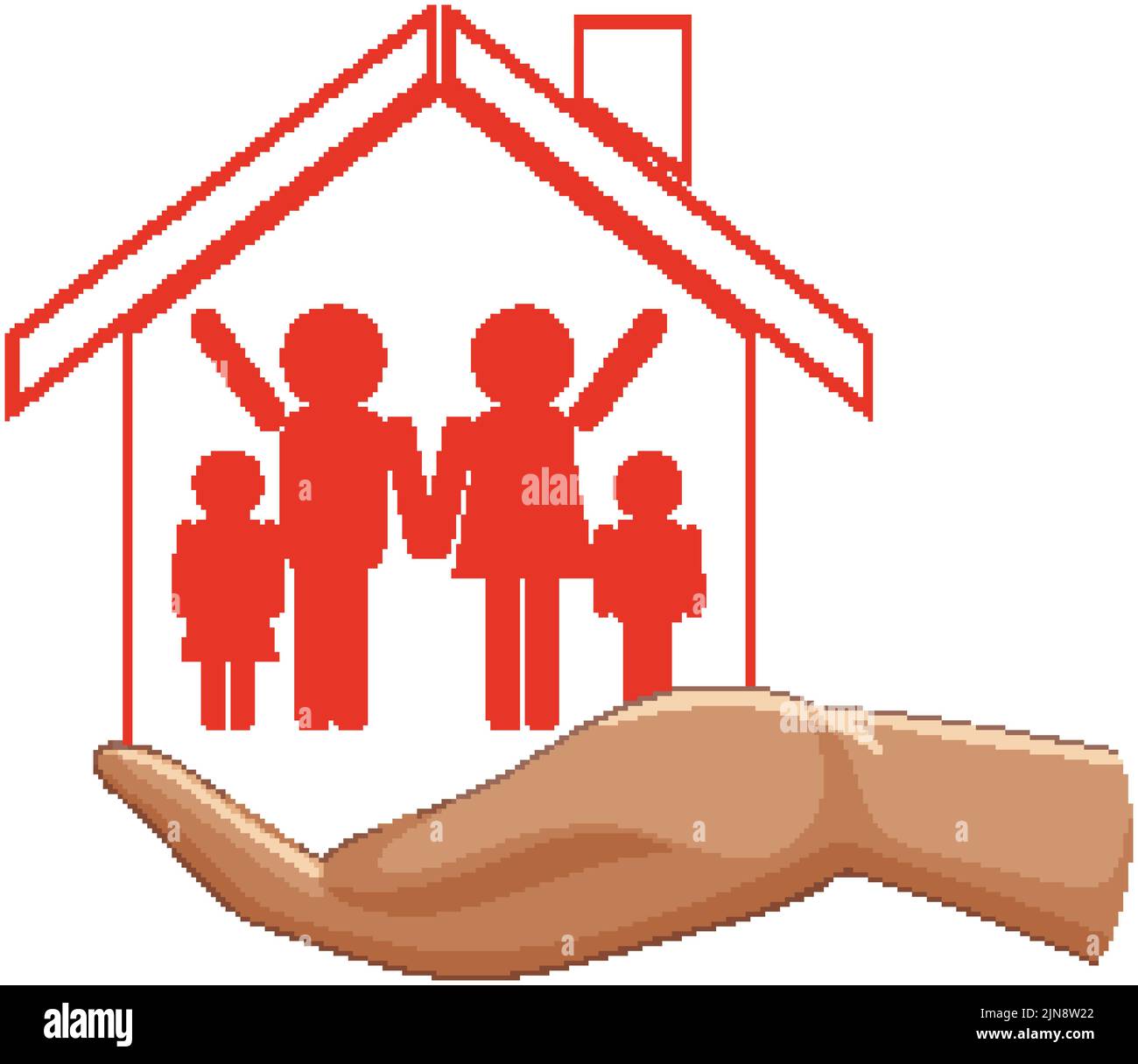 Family member symbol vector illustration Stock Vector Image & Art - Alamy