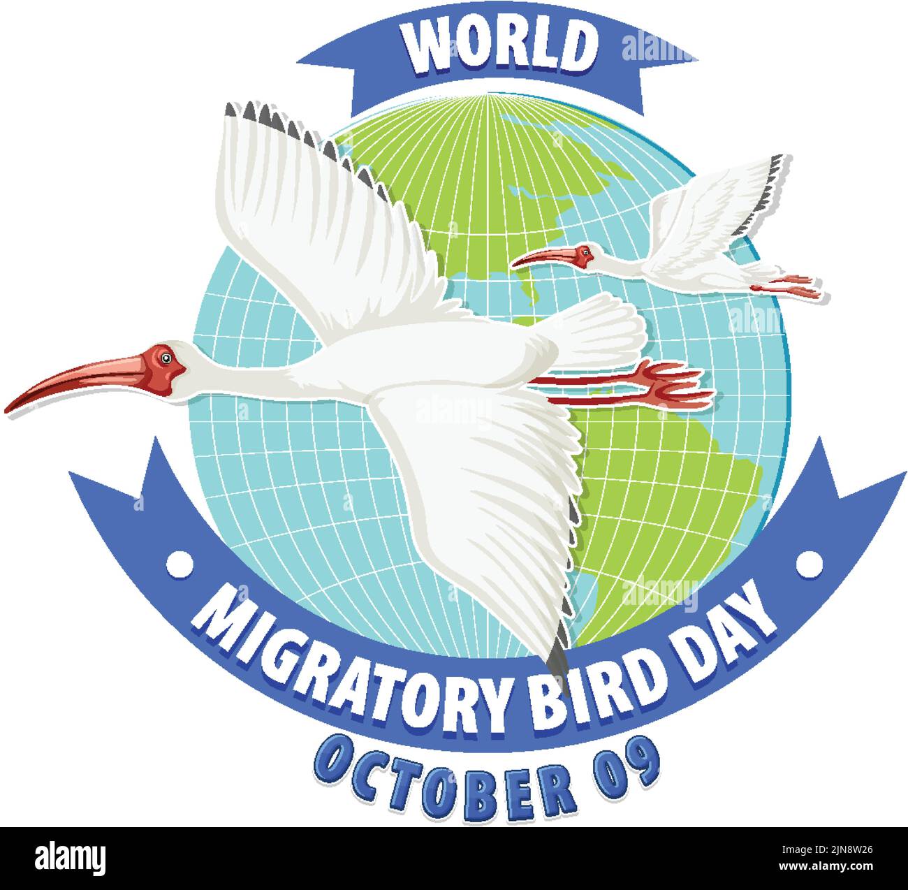 World Migratory Bird Day Banner Design illustration Stock Vector Image ...