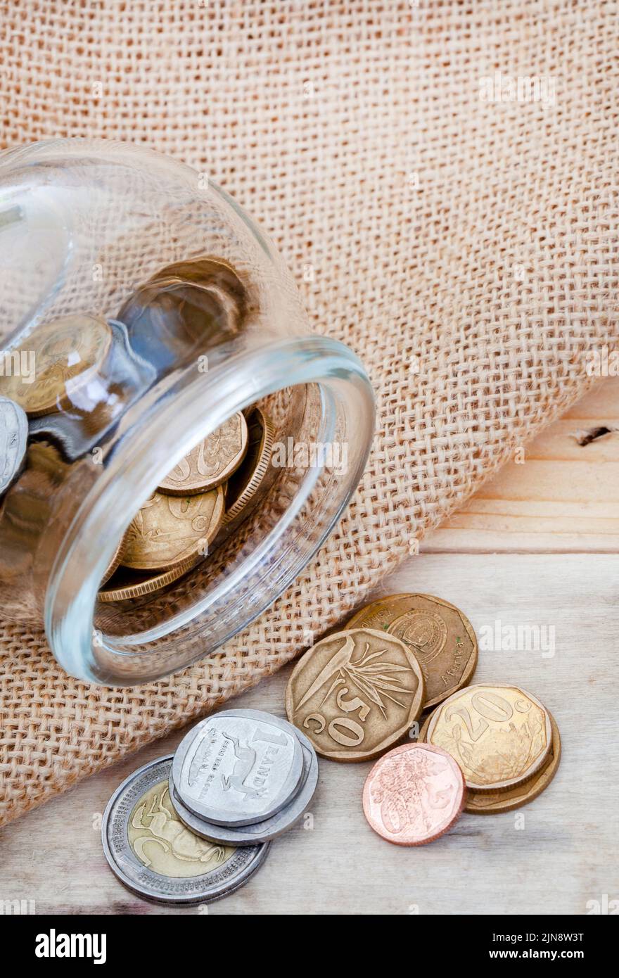 Counting coins africa hi-res stock photography and images - Alamy