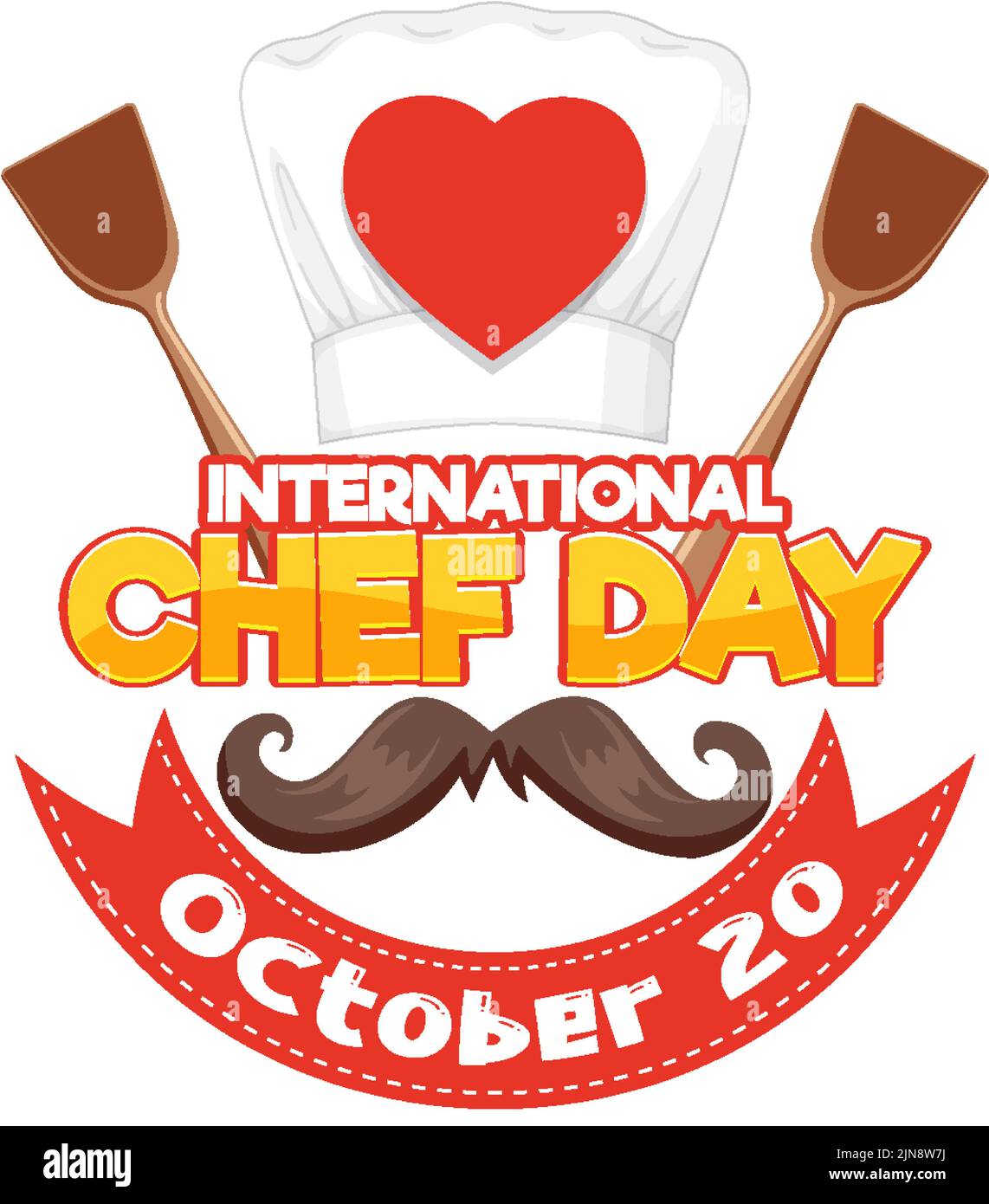 International Chef Day Poster Design illustration Stock Vector Image ...
