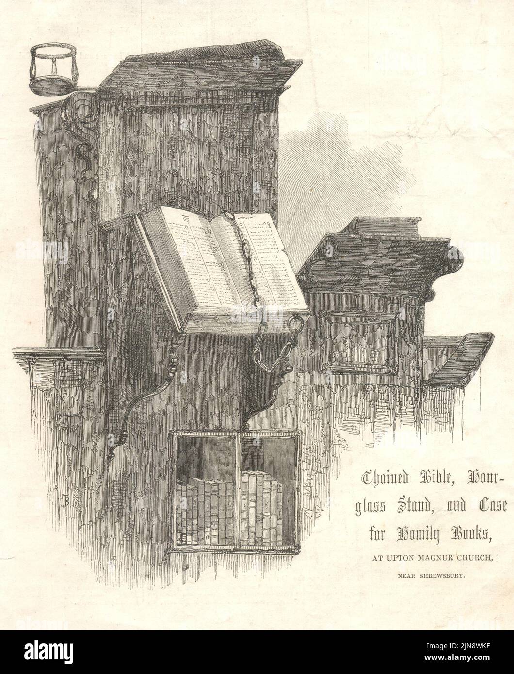 Chained Bible, Hour-glass Stand and Case for Homily Books and pulpit at ...