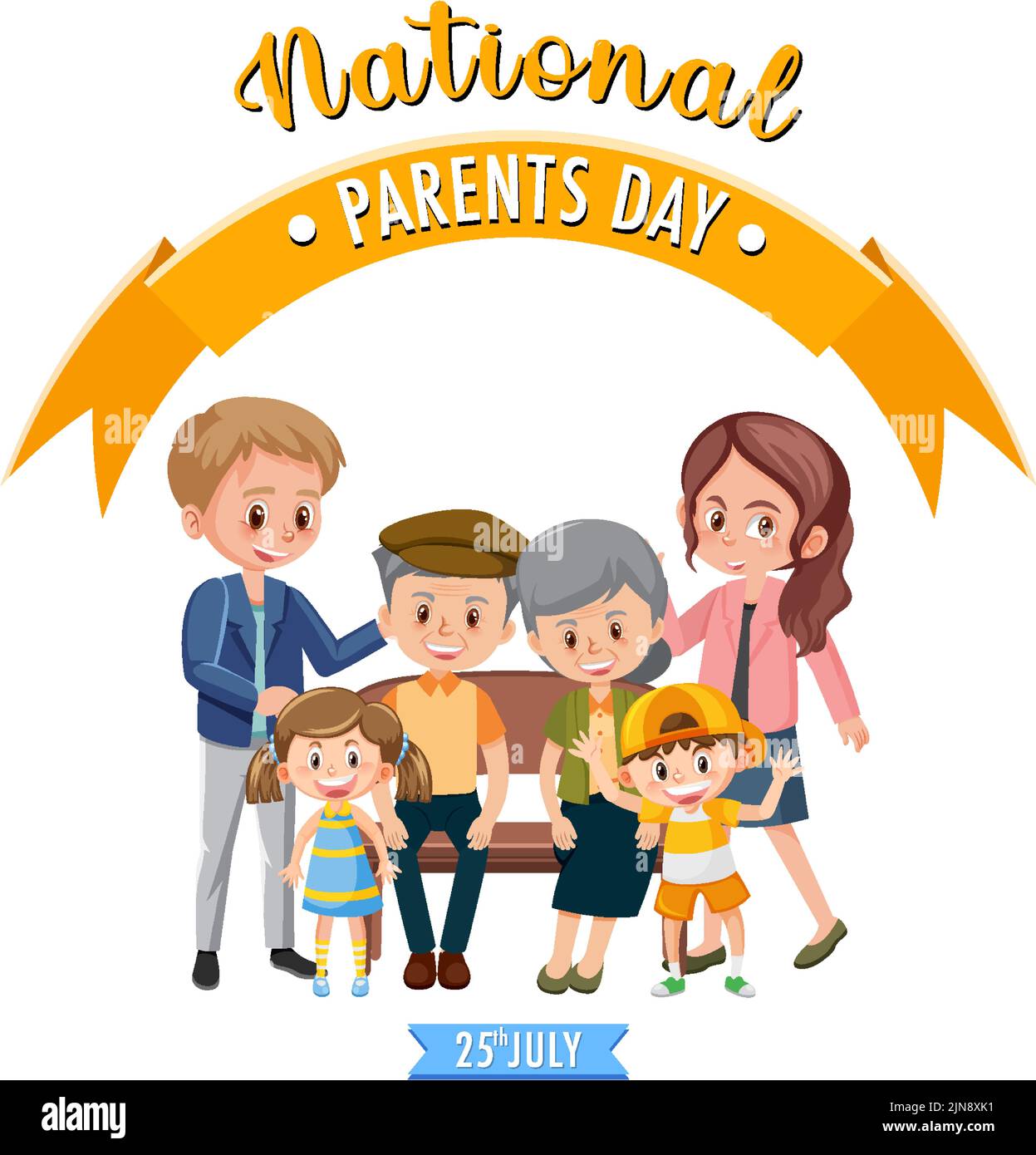 National Parents Day poster design illustration Stock Vector Image ...