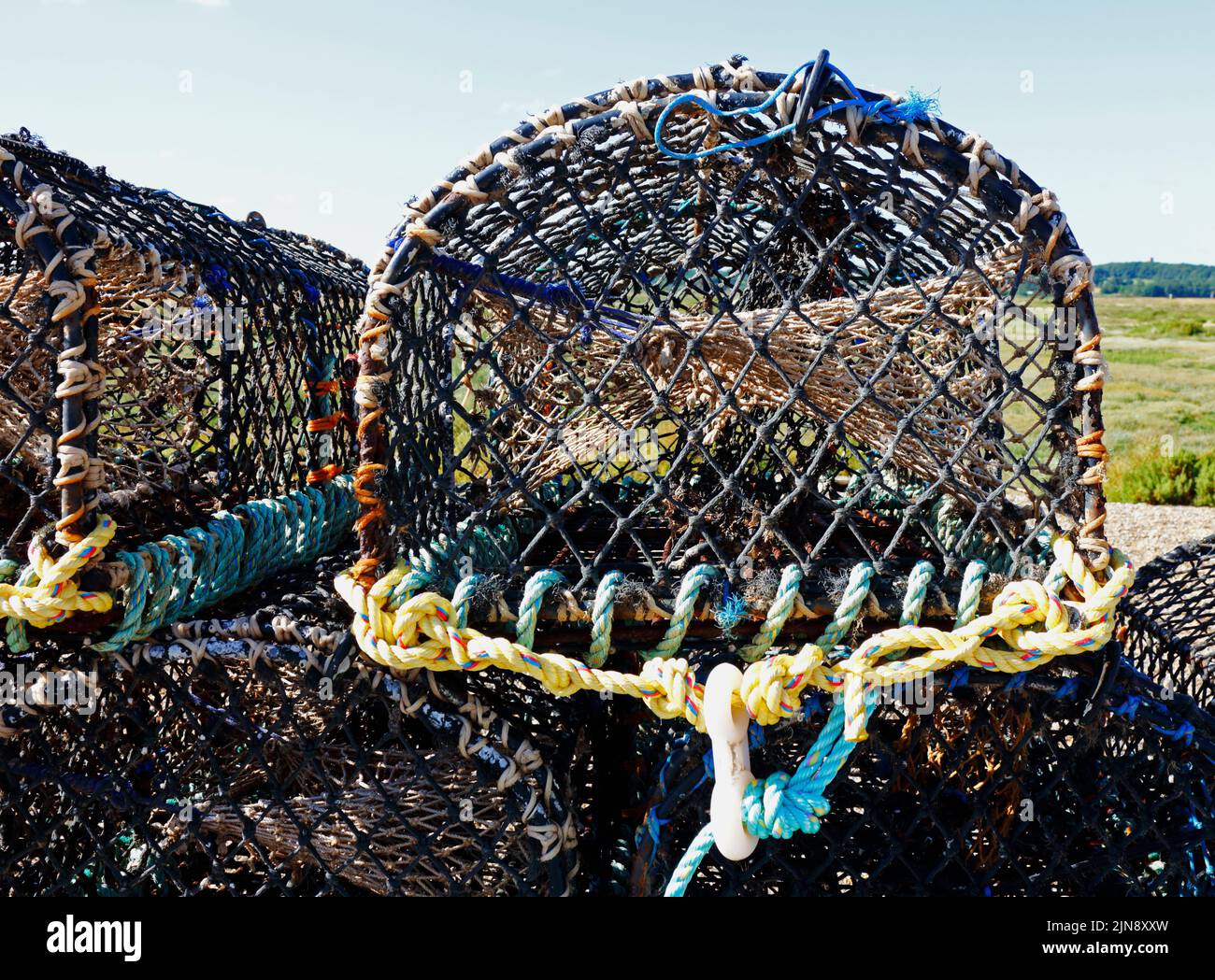 Crab lobster pot fishing hi-res stock photography and images - Alamy