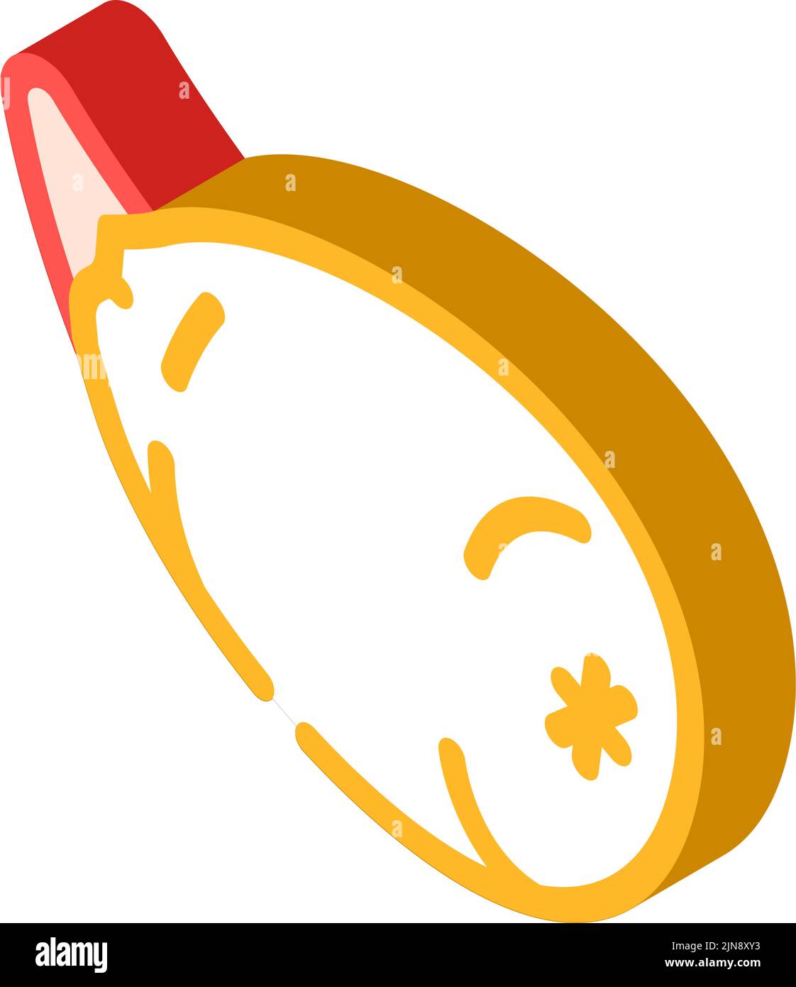 stuffed olive isometric icon vector illustration Stock Vector Image ...