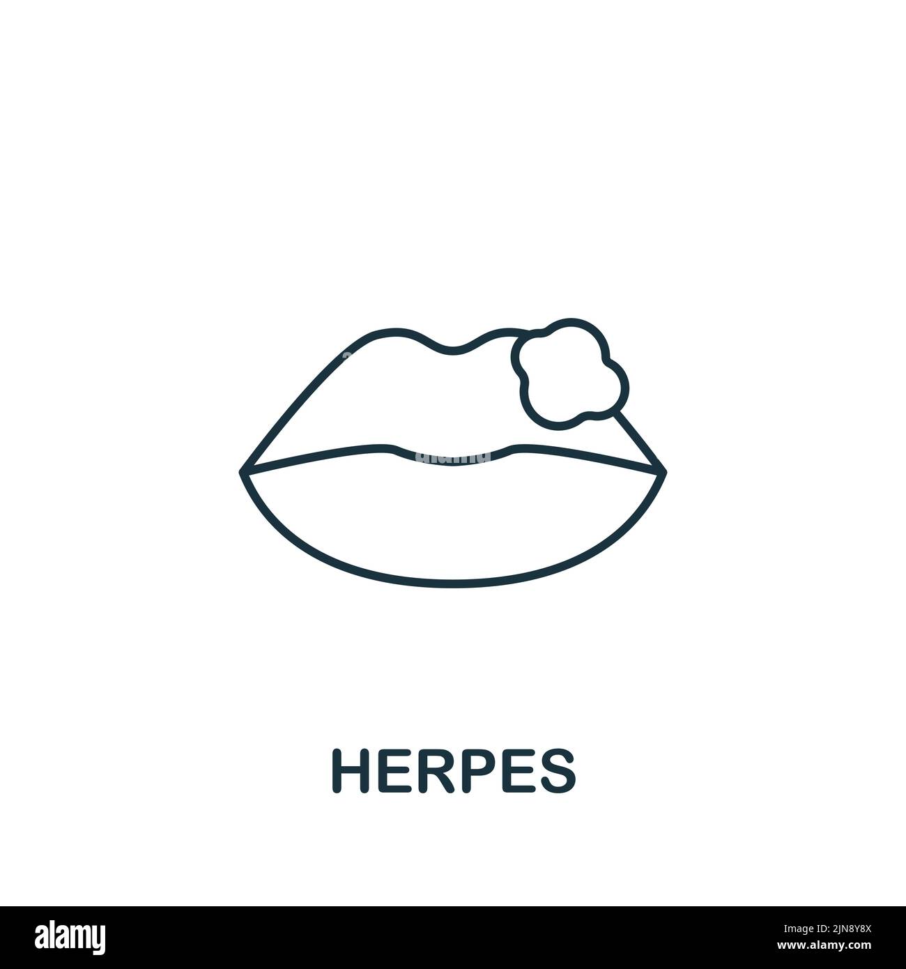 Warts icon. Monochrome simple Deseases icon for templates, web design ...