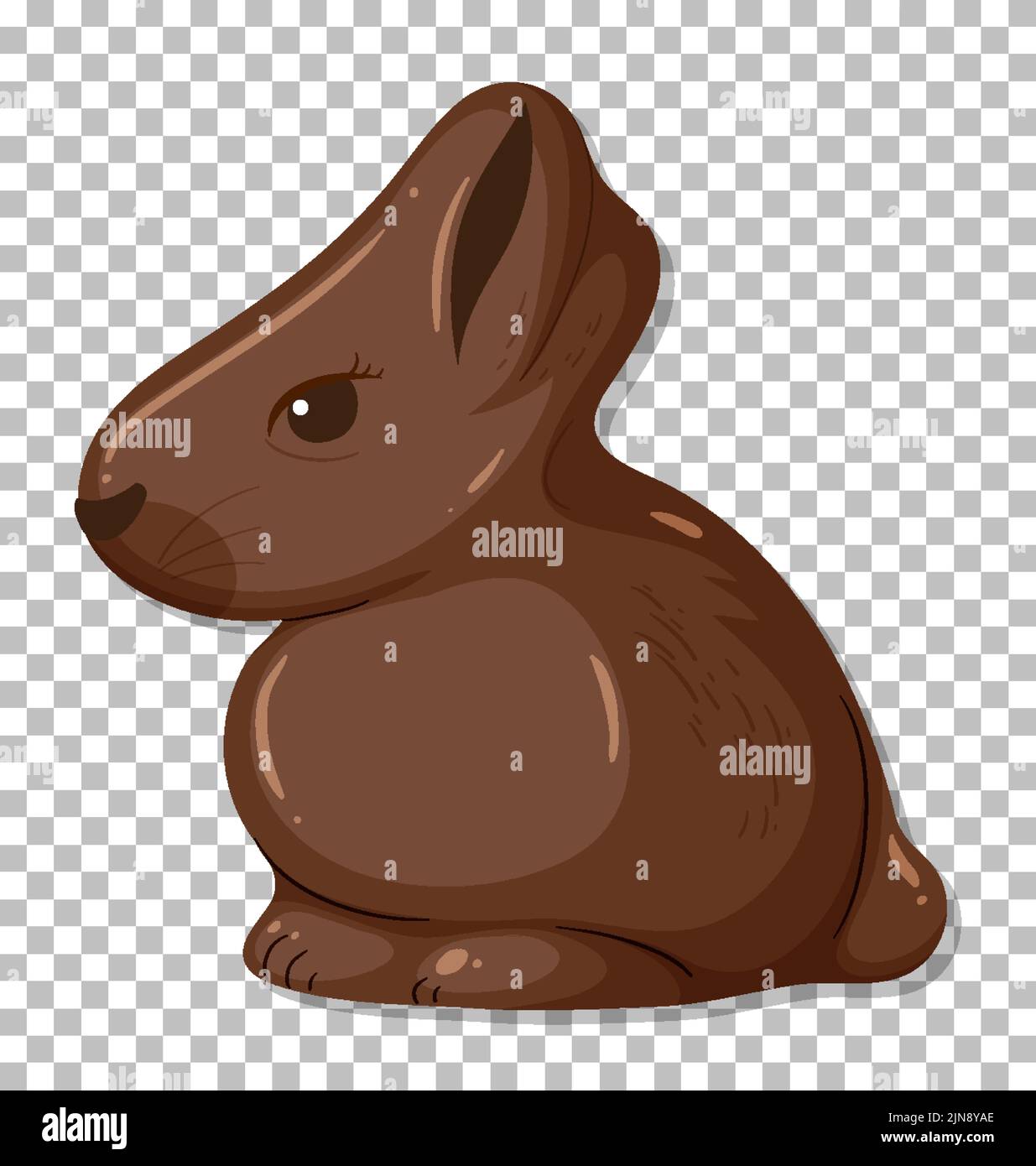 Easter bunny on grid background illustration Stock Vector Image & Art ...