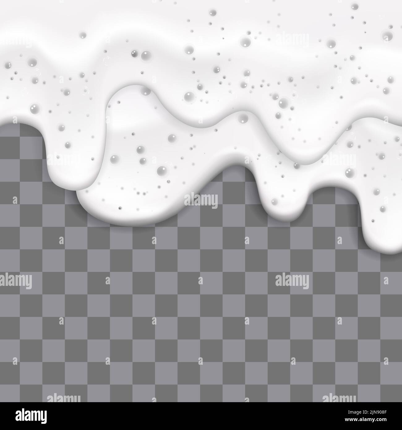 Shampoo bubbles texture.Bath foam isolated on transparent background ...