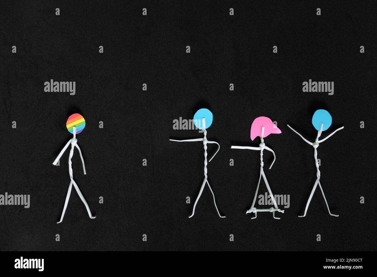 LGBT or LGBTQIA bullying, insult and harassment, discrimination and ...