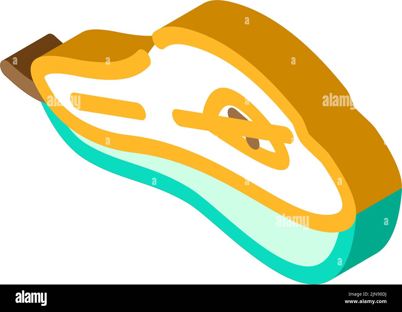 pear conference cut isometric icon vector illustration Stock Vector ...