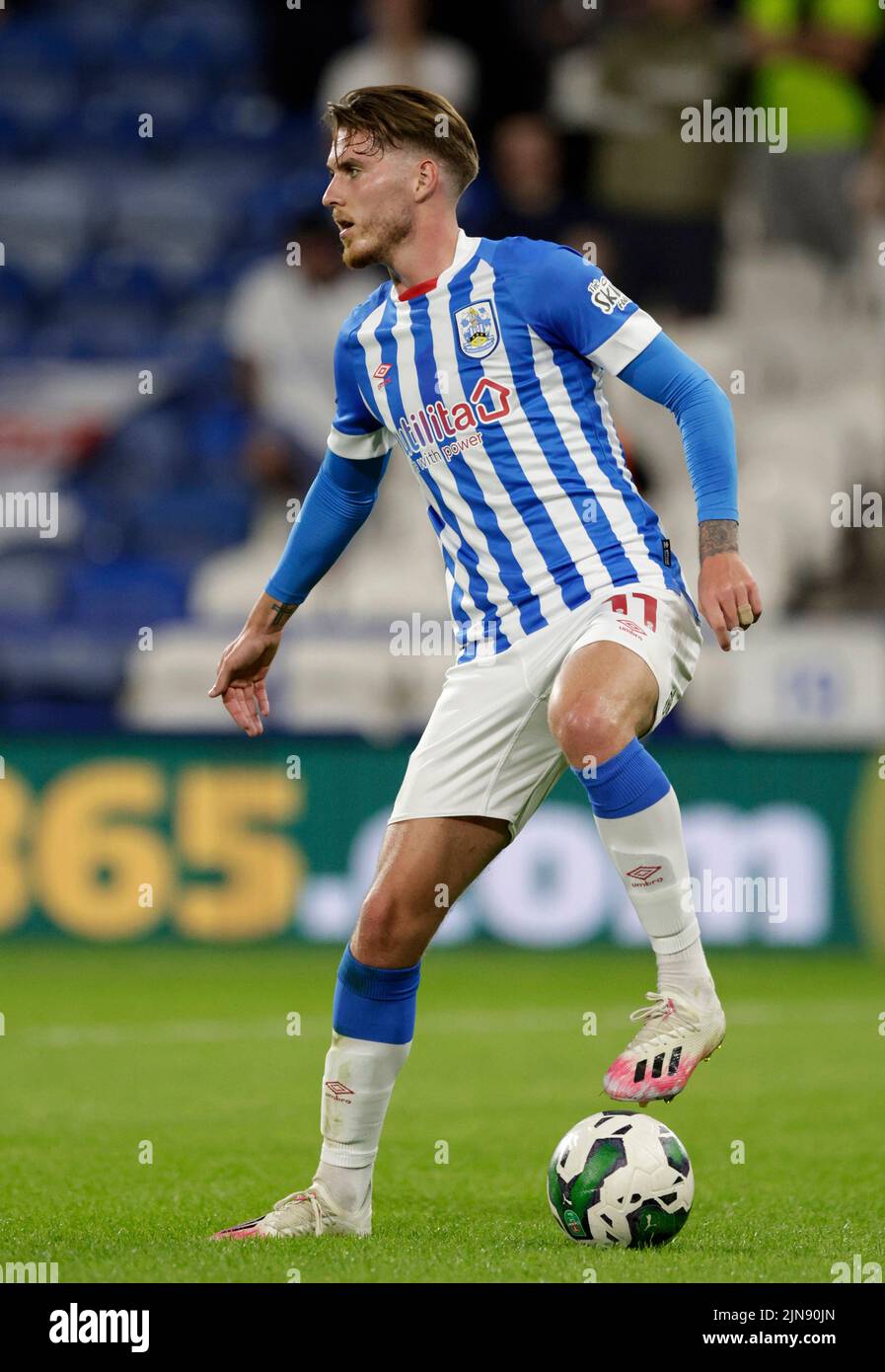 Huddersfield Town's Connor Mahoney during the Carabao Cup, first round ...