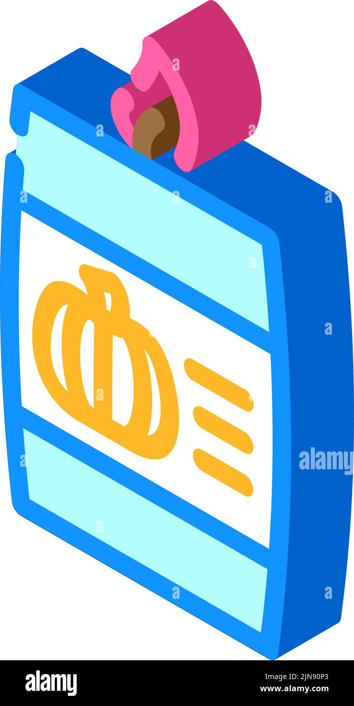 candle pumpkin isometric icon vector illustration Stock Vector Image ...