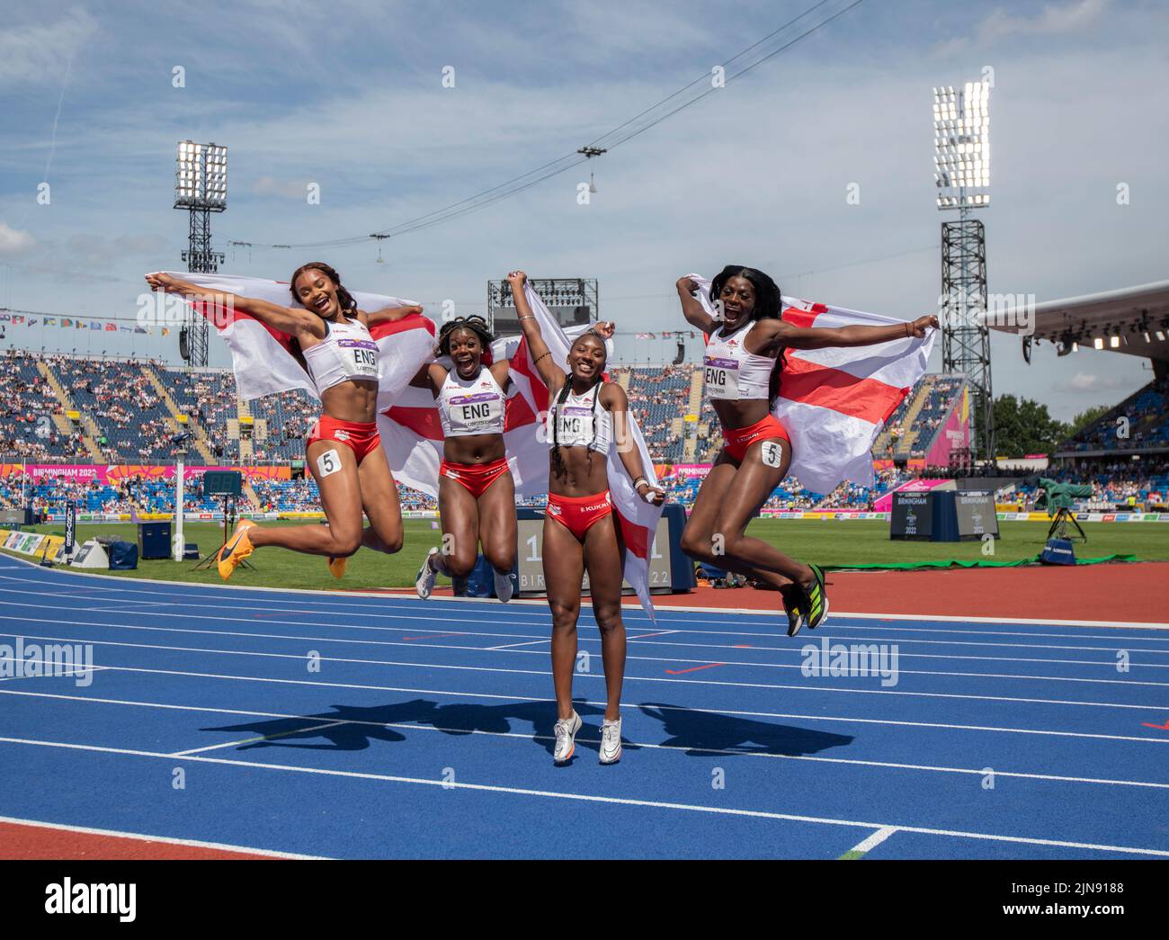 Imani Lansiquot, Asha Philip, Bianca Williams and Daryll Neita of ...