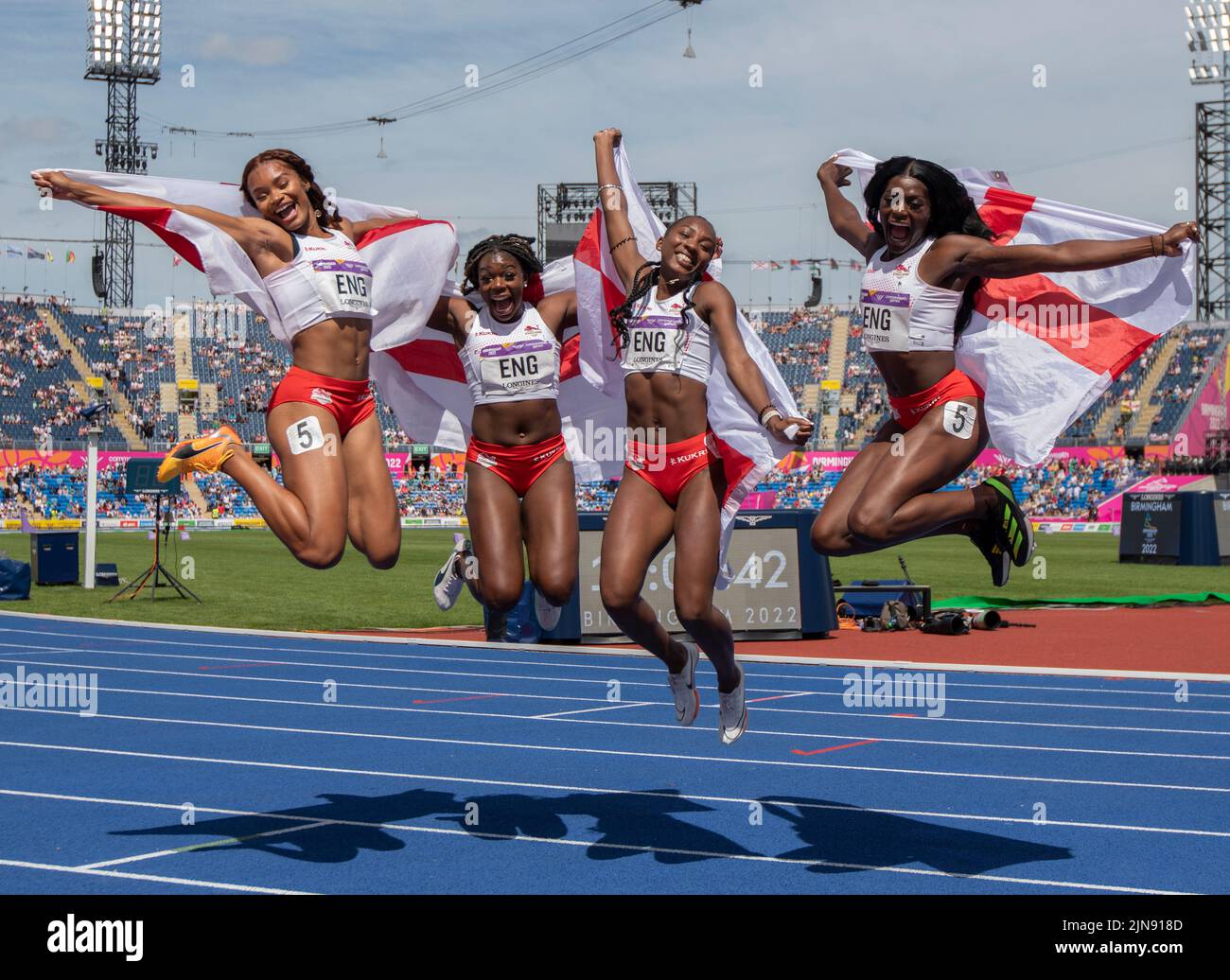 Imani Lansiquot, Asha Philip, Bianca Williams and Daryll Neita of ...