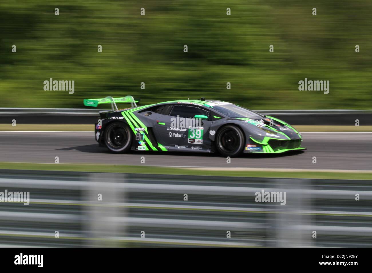 The Lamborghini Huracan GT3 Evo at 2022 Northeast Grand Prix at Lime ...