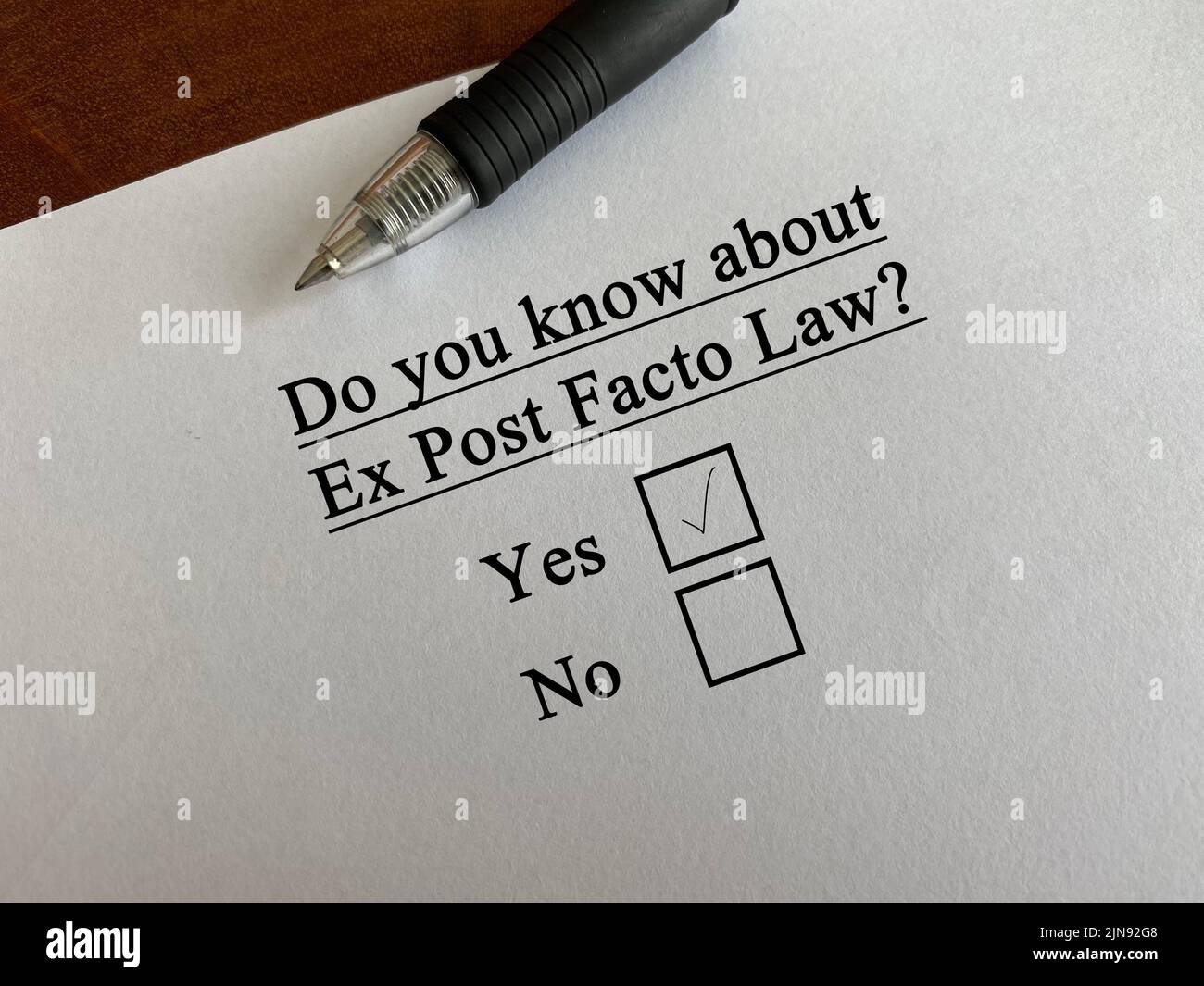 Ex post facto law hi-res stock photography and images - Alamy