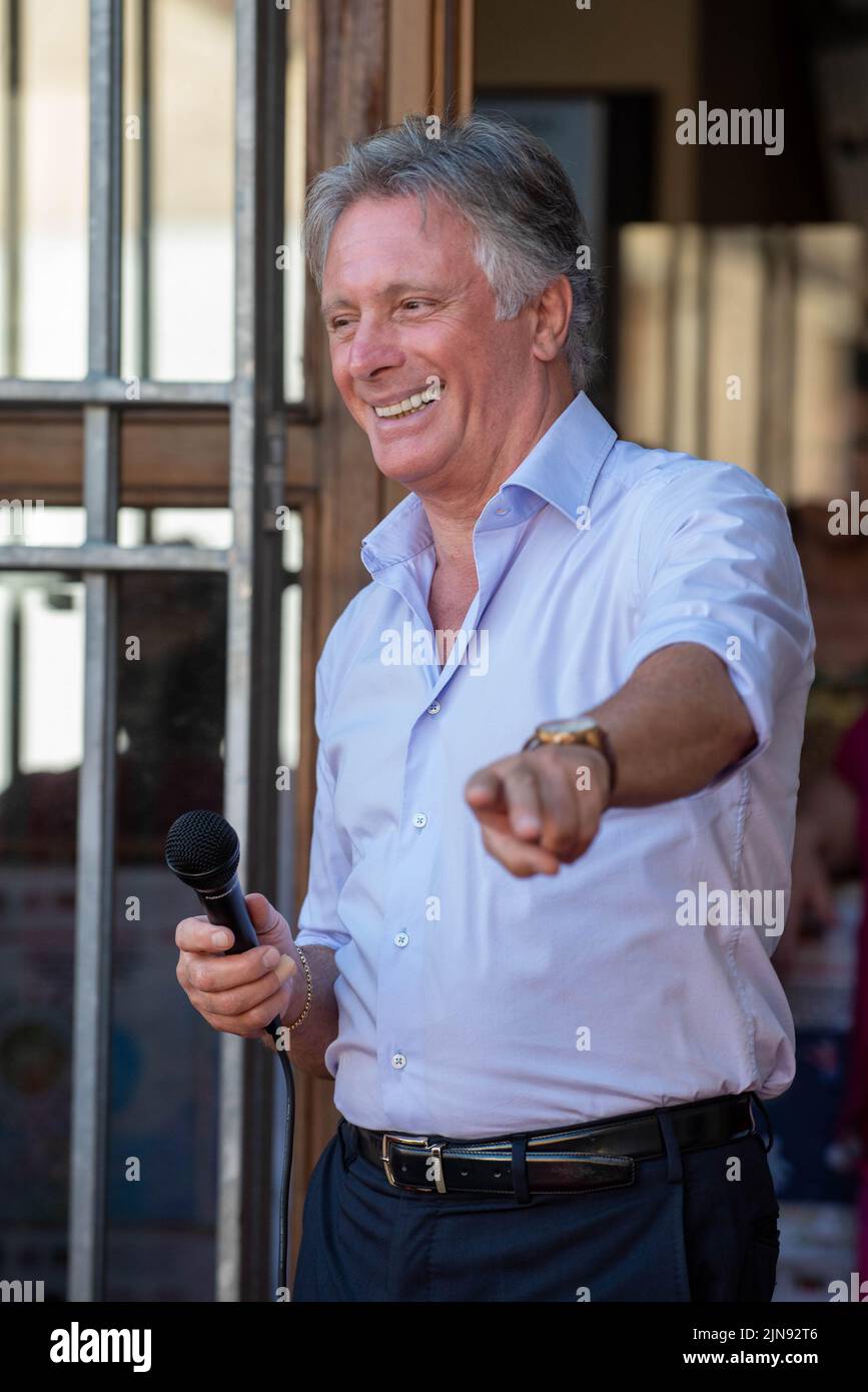 August 2022, Italy. Giorgio Manetti, former knight of the Men and Women ...