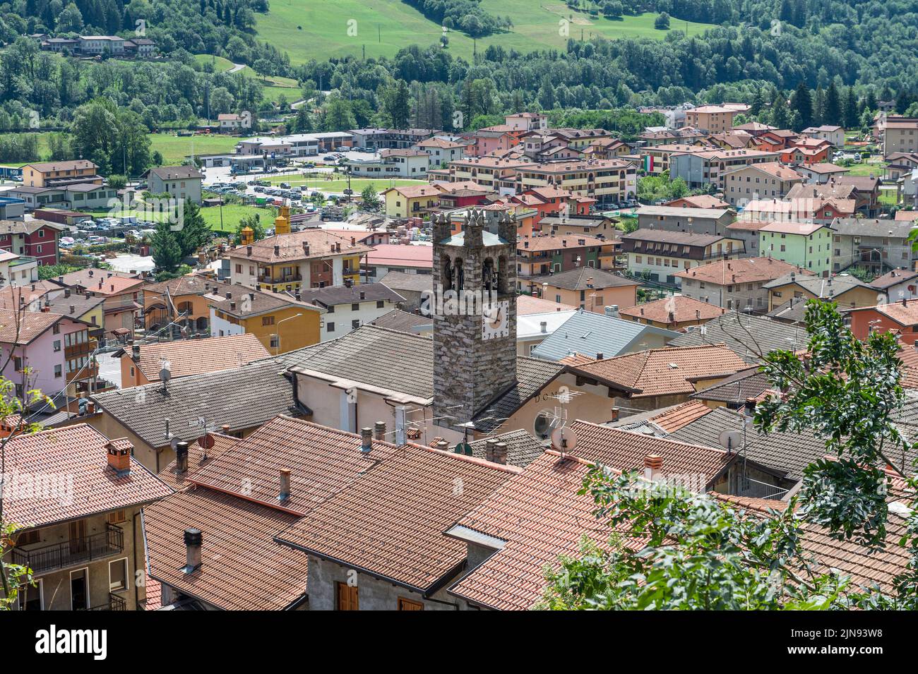 View of Malonno Stock Photo - Alamy