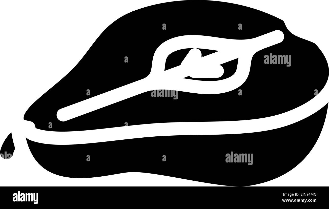 cut pear one glyph icon vector illustration Stock Vector Image & Art ...