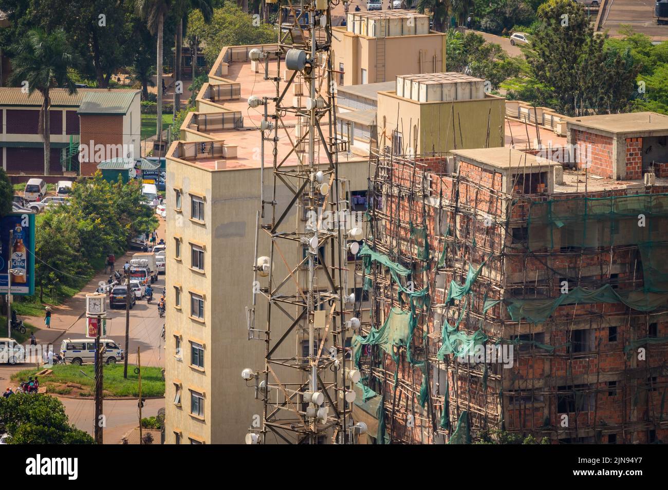 Kampala, Uganda - May 20, 2022: Construction work in Kampala in June ...