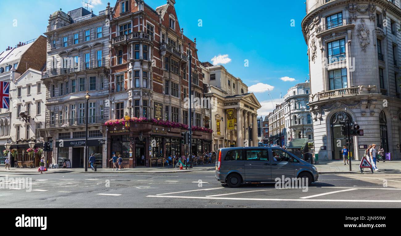 A street scene in the West End of London,England,UK Stock Photo - Alamy
