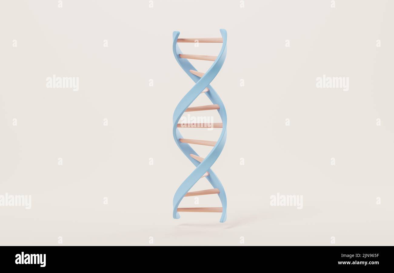 DNA and biotechnology concept, 3d rendering. Computer digital drawing ...