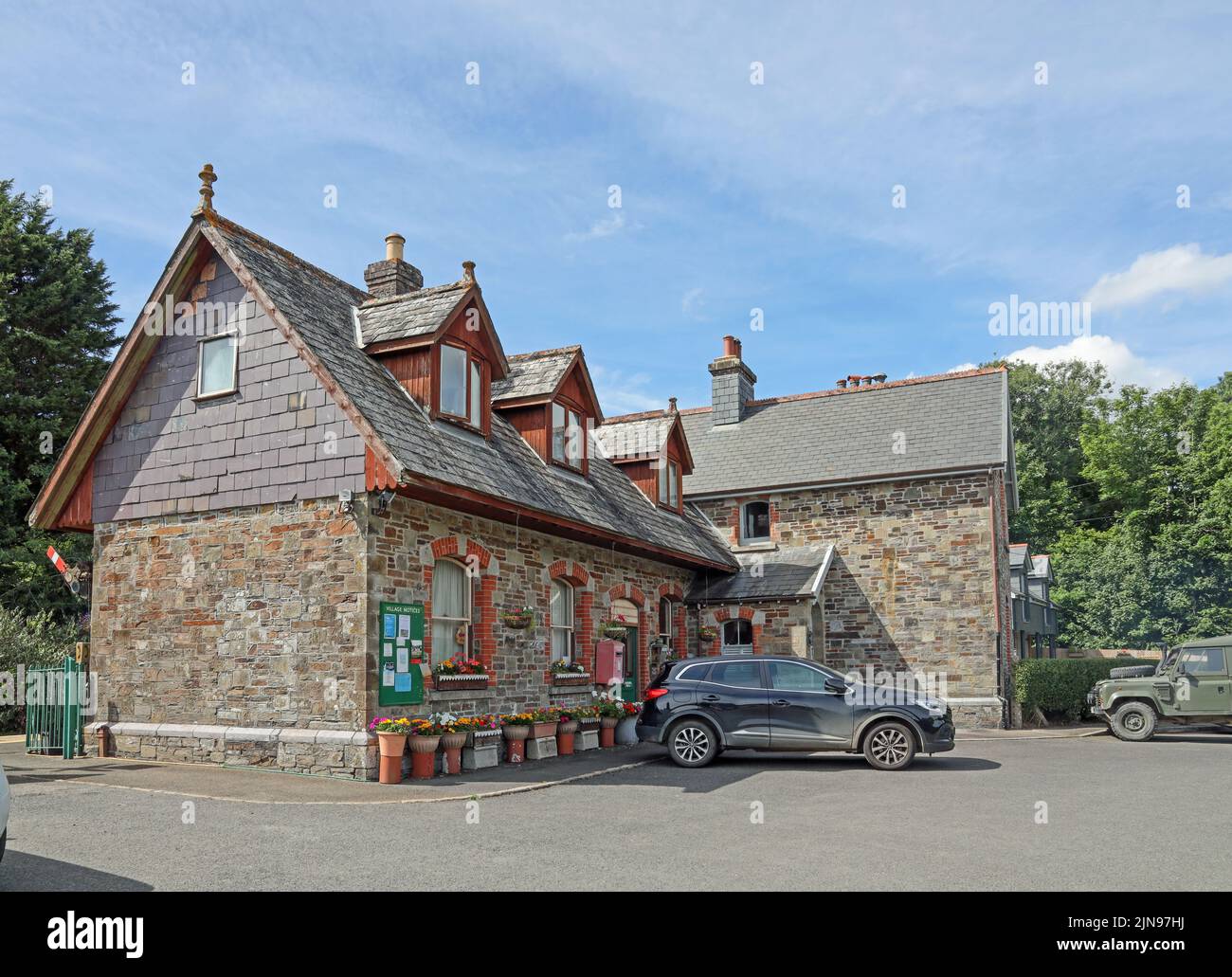 The old Booking and ticket office at Bere Ferrers Station is now a part ...