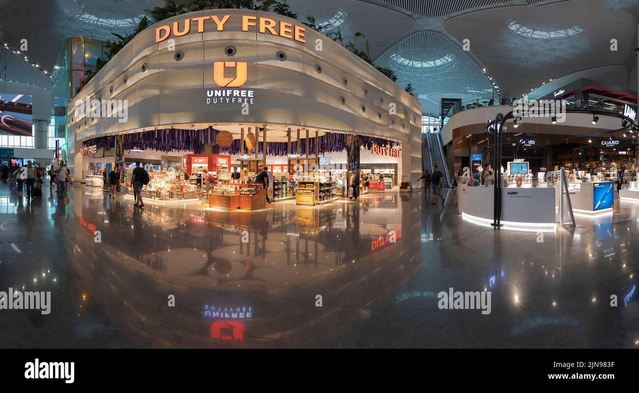 Duty free shop istanbul airport hi-res stock photography and images - Alamy