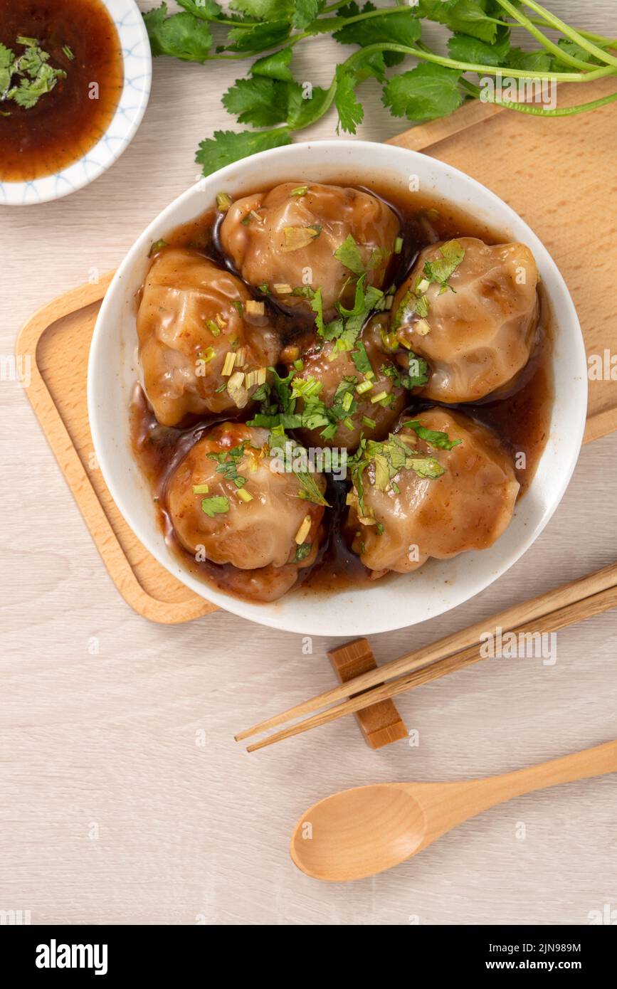 Bawan (Ba wan), Taiwanese meatball delicacy, delicious street food ...