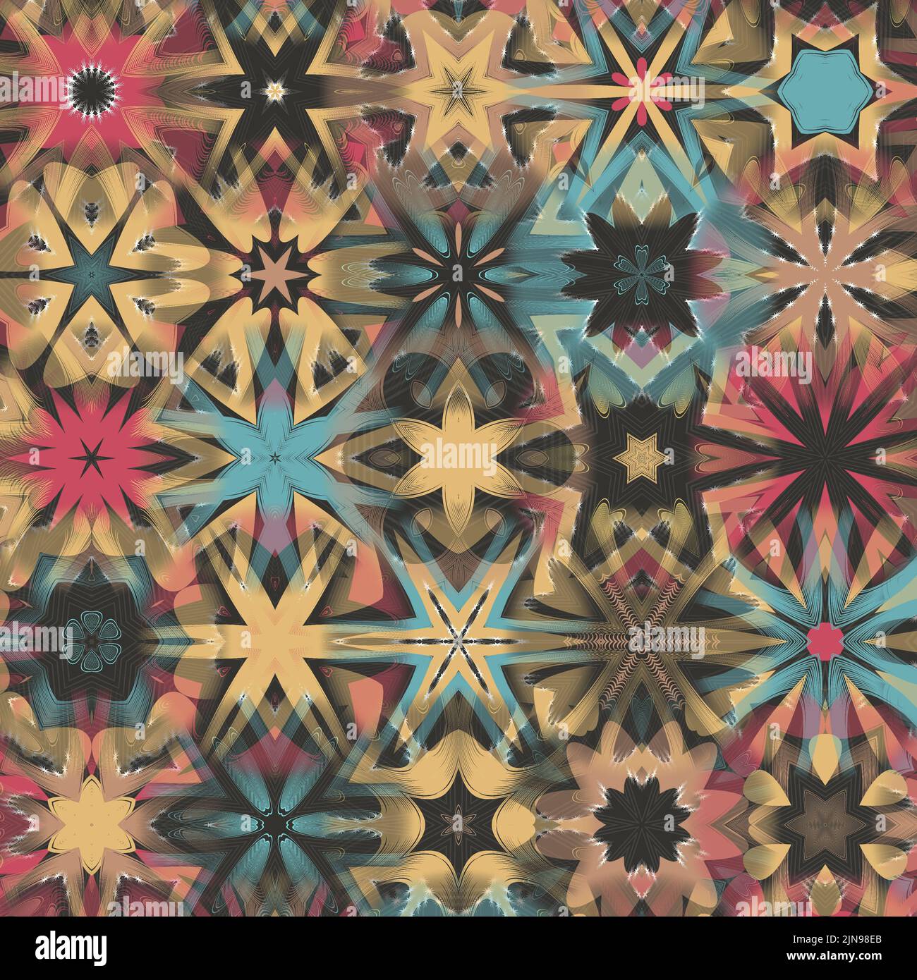 Abstract Computer generated Fractal design. A fractal is a never-ending ...