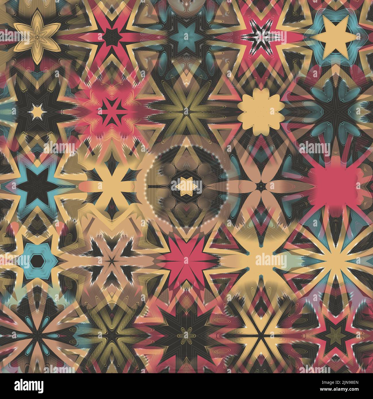 Abstract Computer generated Fractal design. A fractal is a never-ending ...