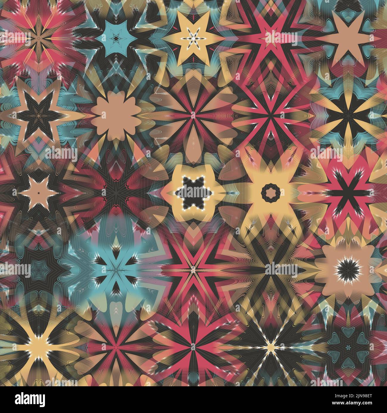 Abstract Computer generated Fractal design. A fractal is a never-ending ...