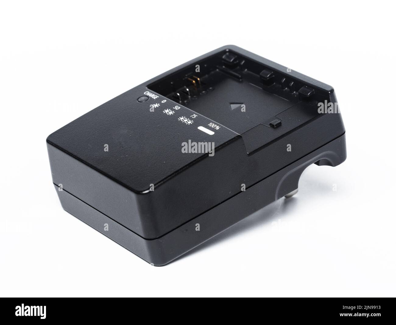 charger for digital photo cameras on isolated white background Stock ...