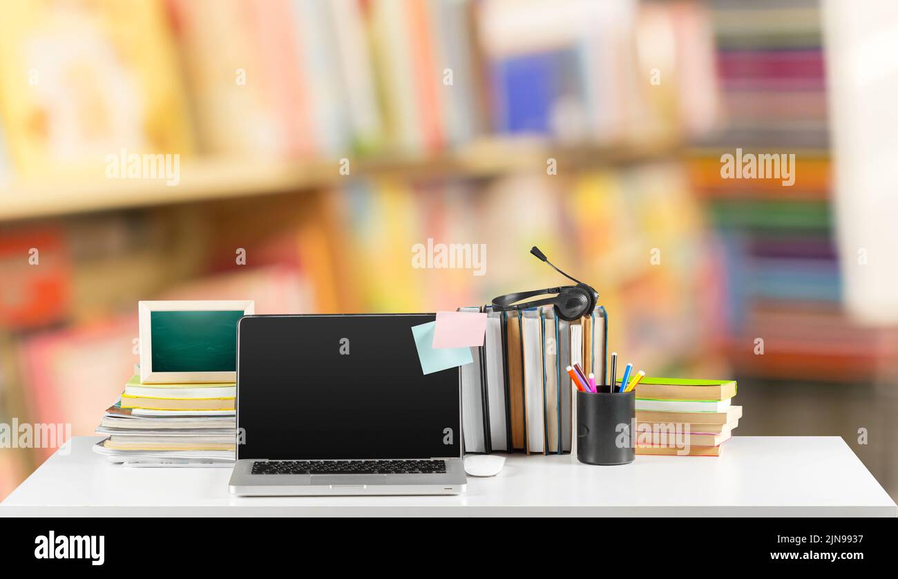 Modern creative workspace Stock Photo - Alamy