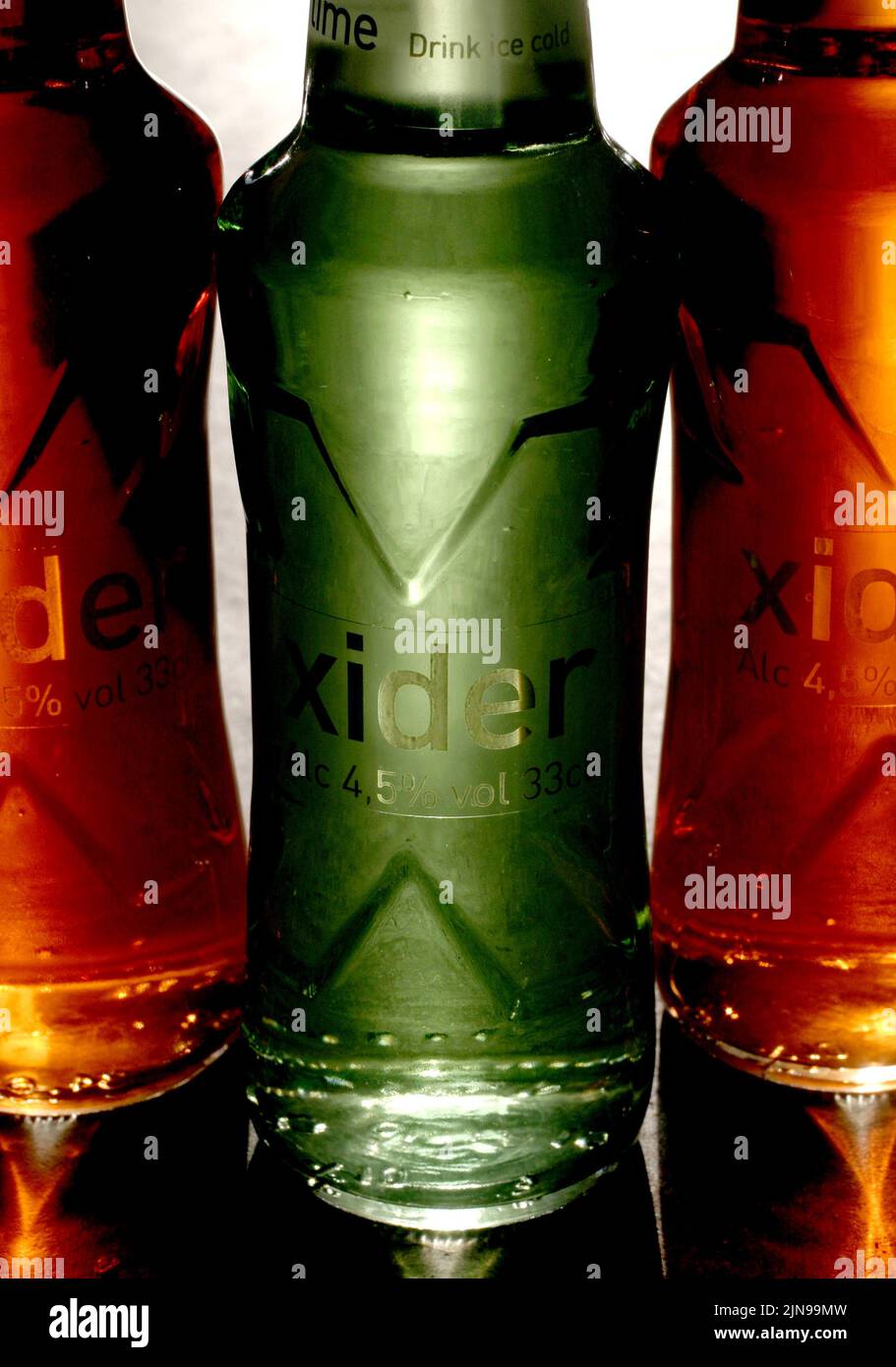 Xider, cider with alcohol in it from Systembolaget liquor store Stock ...
