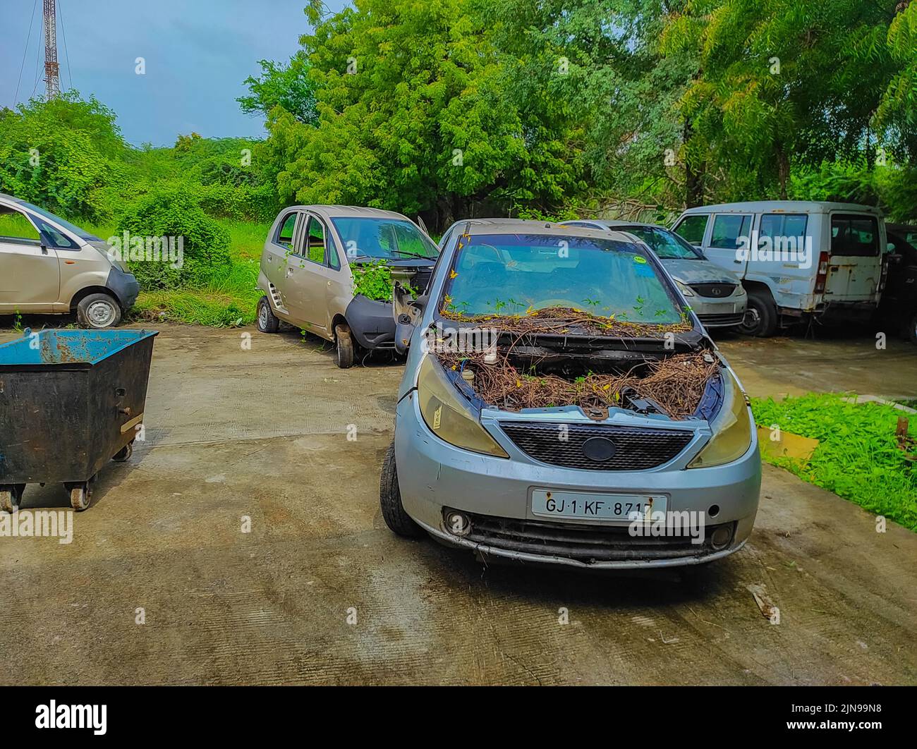 India car accident hi-res stock photography and images - Alamy