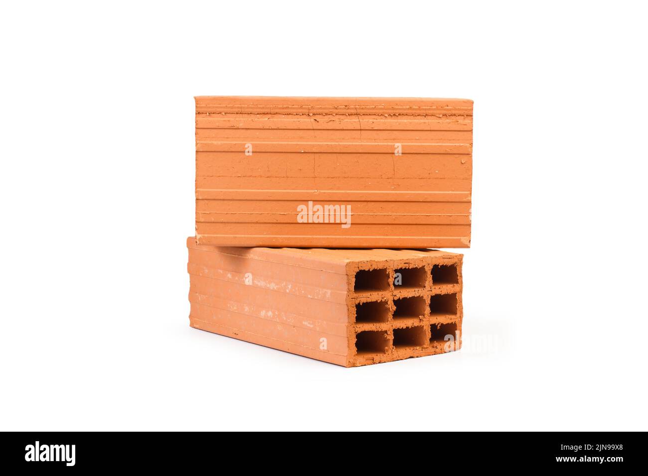 Ceramic bricks on a white background with copy space Stock Photo - Alamy