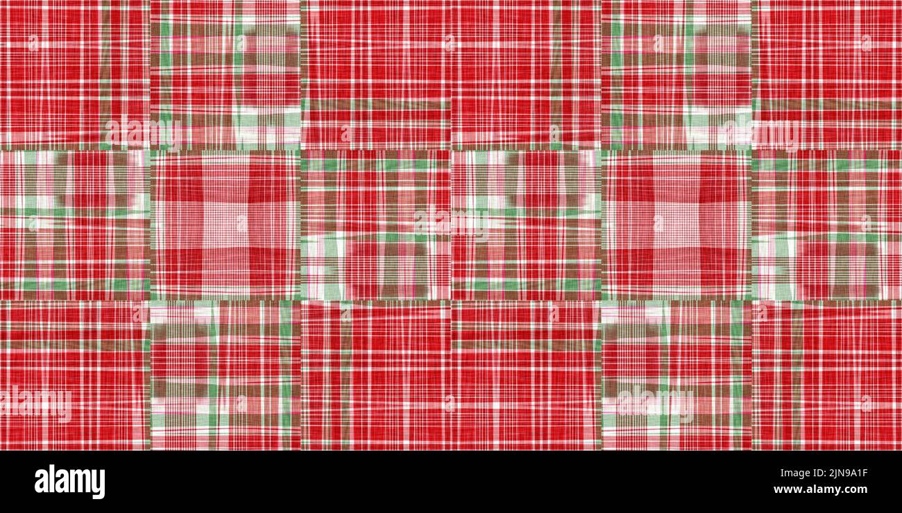 Christmas tartan background border. Traditional plaid for seasonal ...