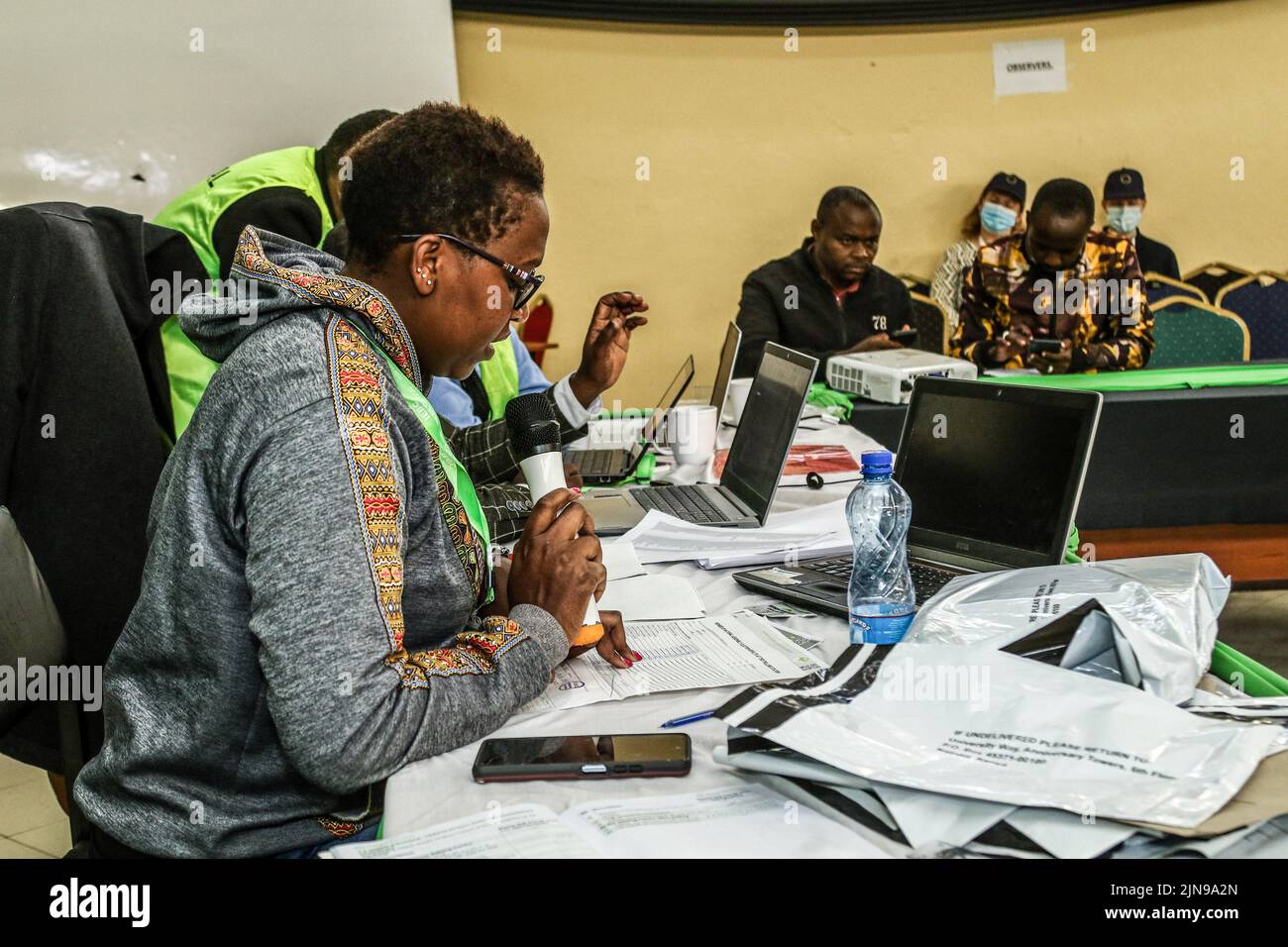 Election commission official hi-res stock photography and images - Alamy