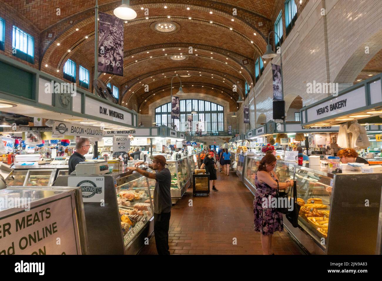 West Side market Clevelands oldest public market in Cleveland Stock ...