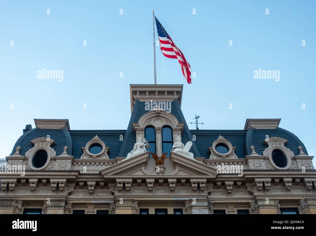 Wayne County Courthouse in downtown Wooster Ohio Stock Photo - Alamy