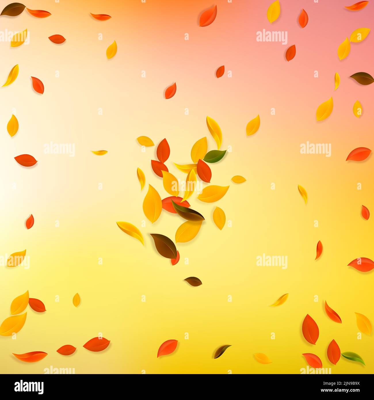 Random flying fresh green Cut Out Stock Images & Pictures - Alamy