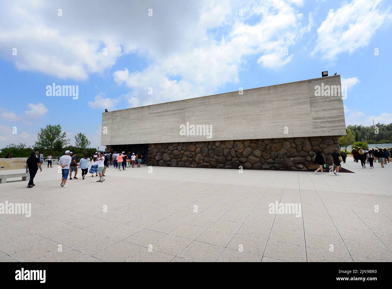 The Yad Vashem Holocaust memorial park in Jerusalem, Israel Stock Photo ...