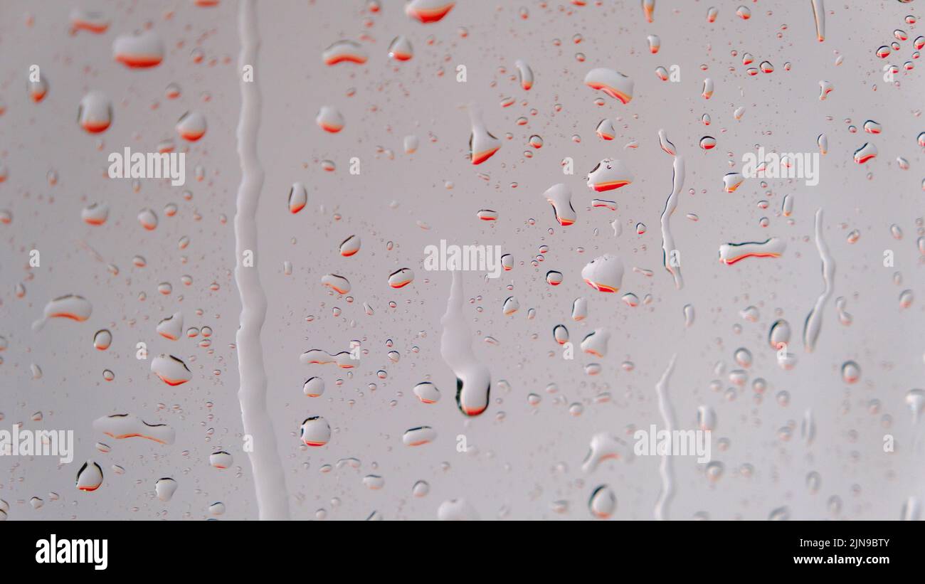 Water drops on car glass.rain drops on clear window Stock Photo - Alamy