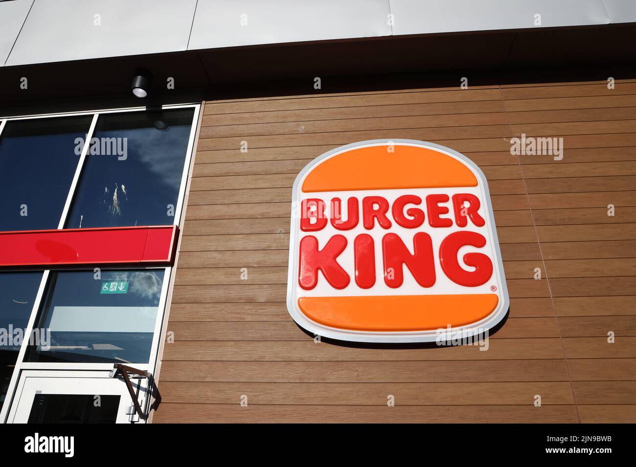 A Burger King restaurant. Burger King (BK) is an American-based ...