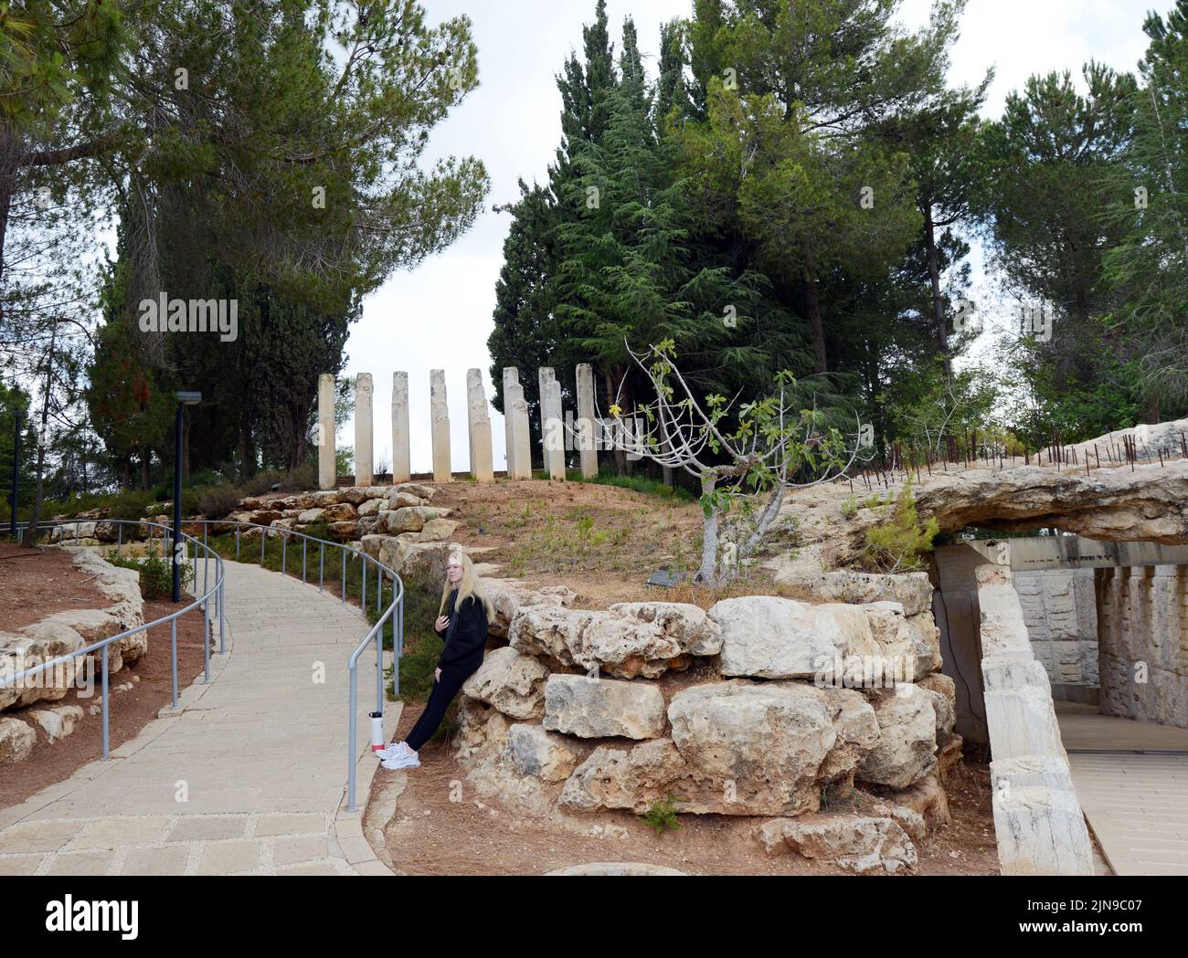 Yad Vashem Holocaust memorial park in Jerusalem, Israel Stock Photo - Alamy