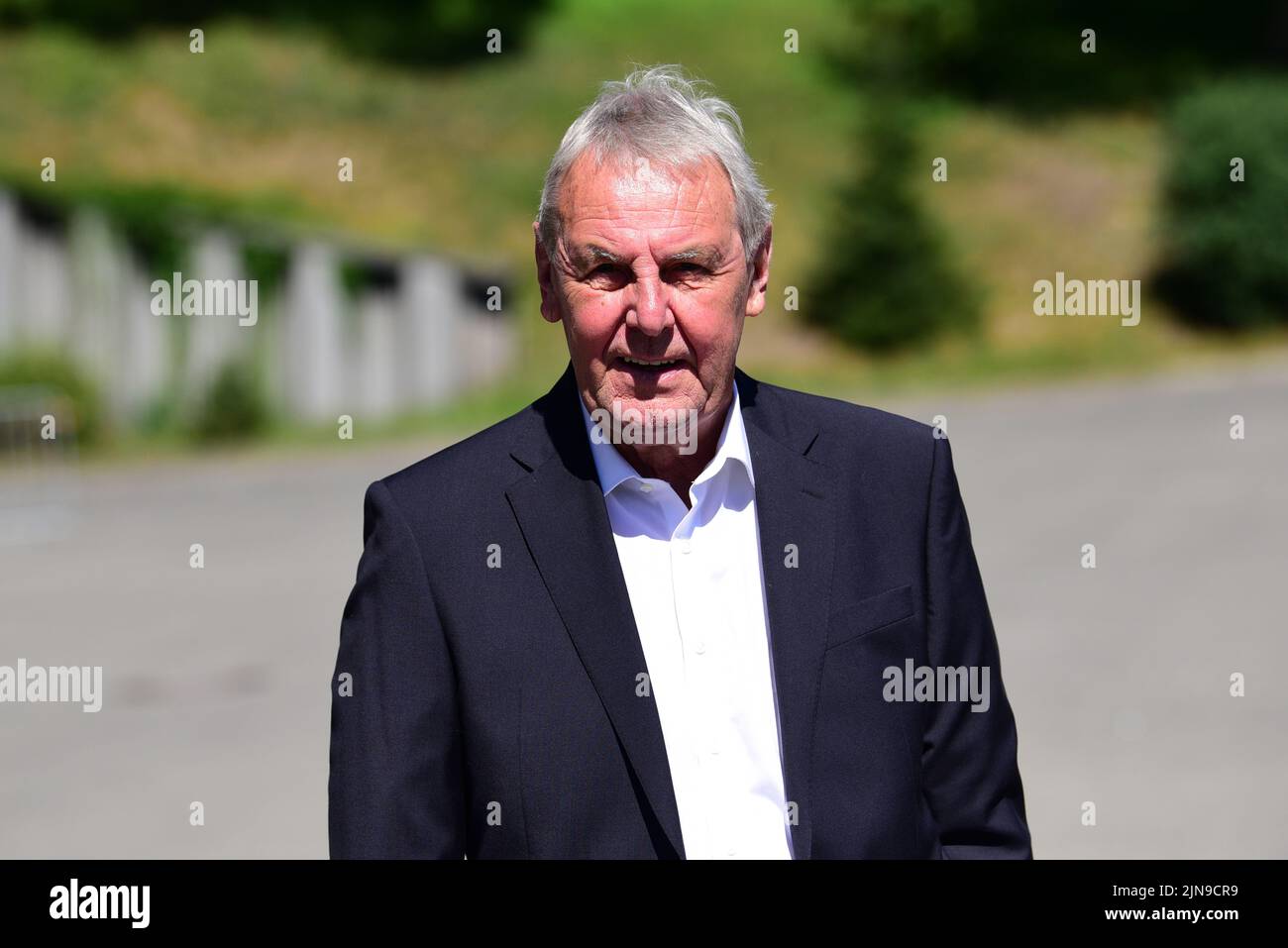 Hamburg, Germany. 10th Aug, 2022. Soccer: Hamburger SV, funeral service ...