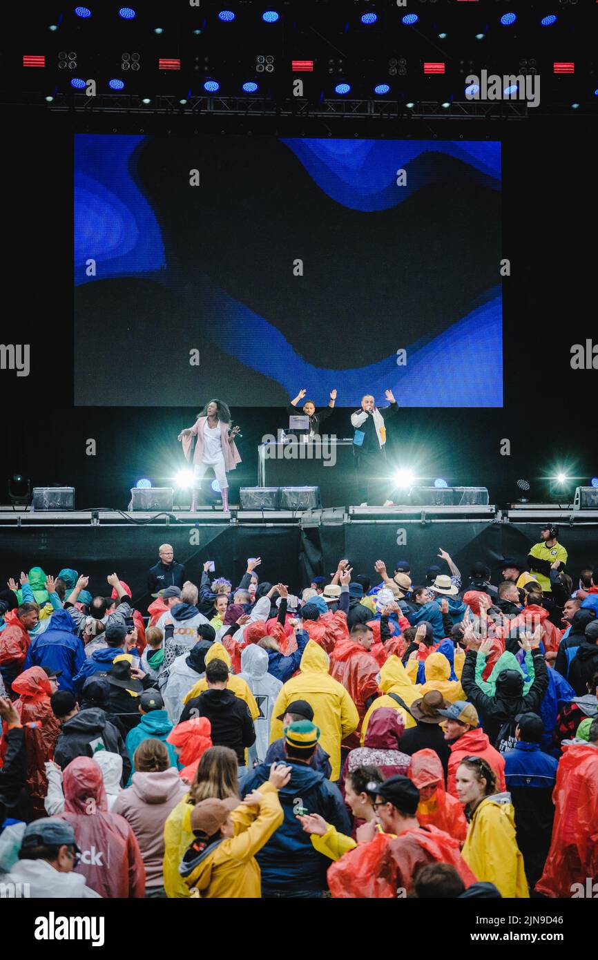 Flumserberg, Switzerland. 29th, July 2022. The German Eurodance group ...